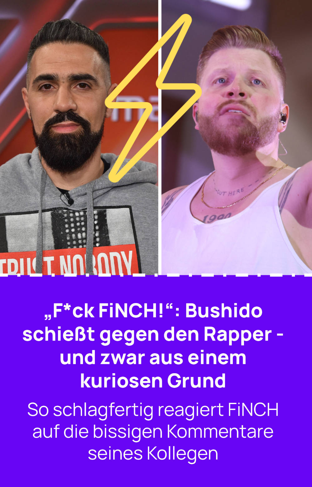 „F*ck FiNCH!“: Bushido schießt gegen den Rapper und kündigt Diss-Track an
